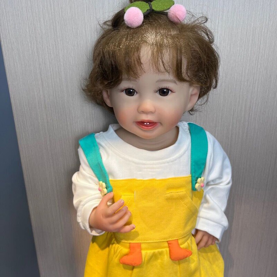 22inch Reborn Doll Cute Girl Anatomically Correct Realistic Newborn ...