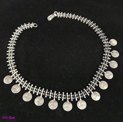 925 Sterling Silver George V King Emperor Warrier Coin Chain Necklace ...