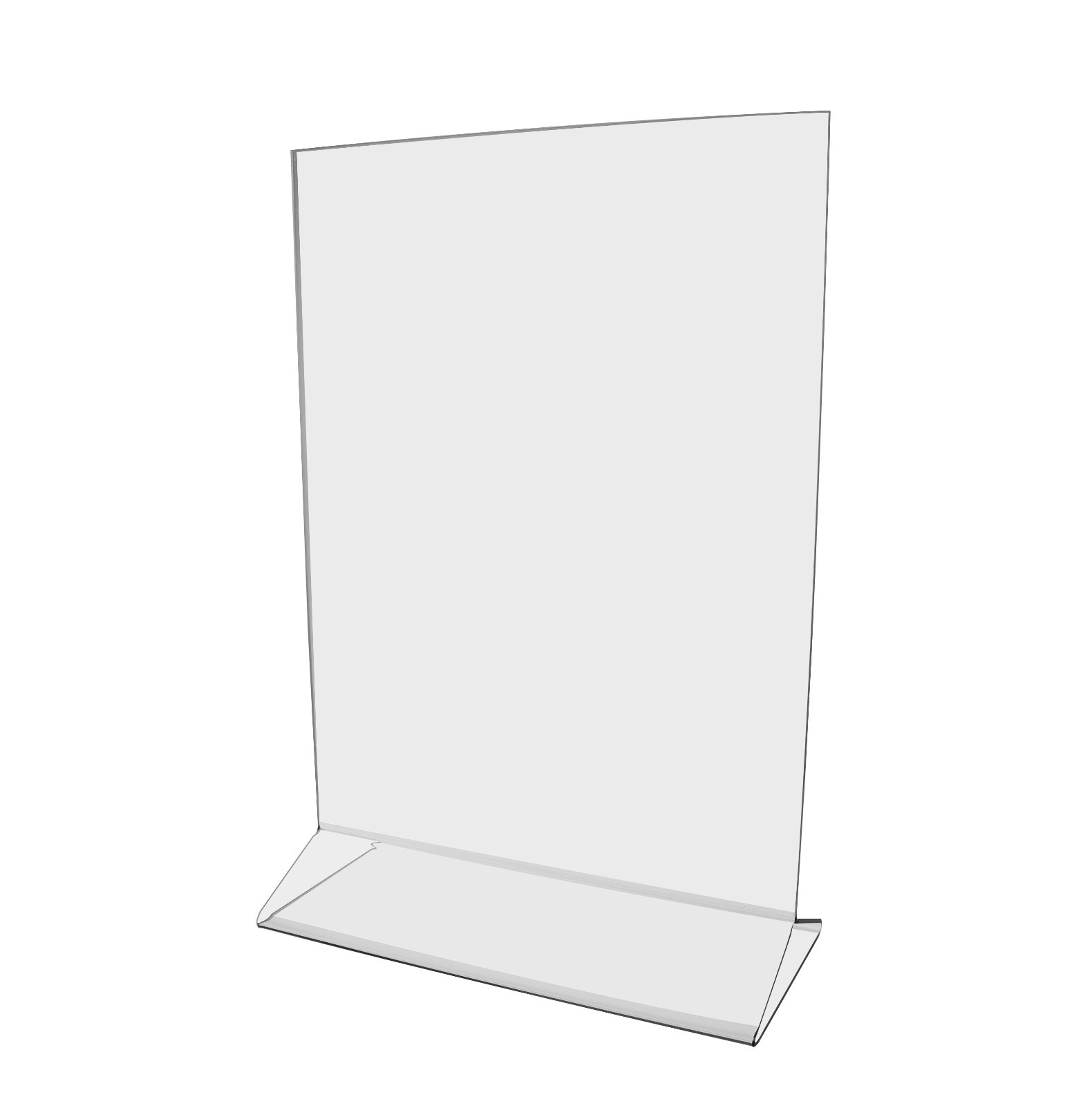 4 Pack 6"W x 8"H Sign Holder Top Load Double Sided Menu Countertop ...