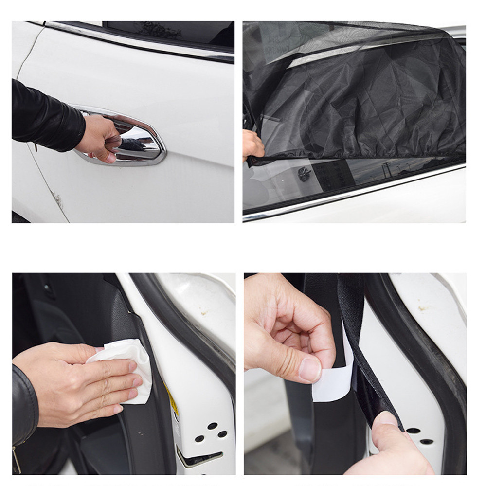 Protection Cover Side Window Black Mesh SUV UV Car Rear Sox Sunshade | eBay