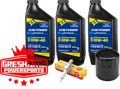 HISUN 700 ENGINE SERVICE KIT OIL/OIL FILTER/SPARK PLUG CARB OR EFI FITS ...