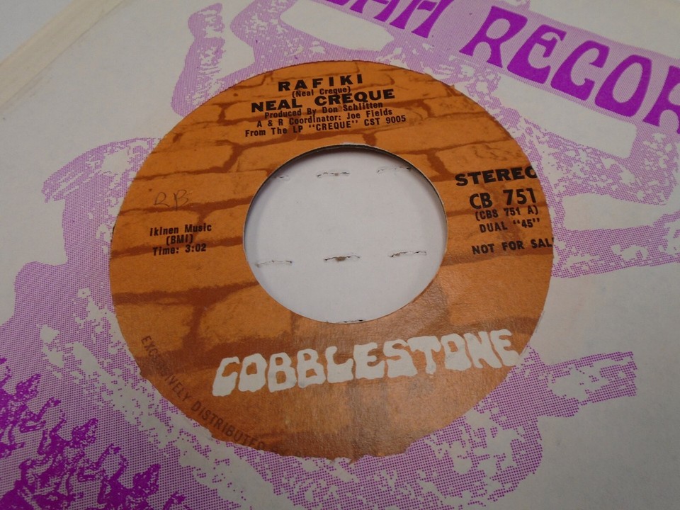 Rafiki Neal Creque / Mono 45 RPM Cobblestone Records EX Jazz promo | eBay