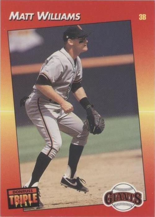 1992 Donruss Triple Play - Matt Williams #4 for sale online | eBay