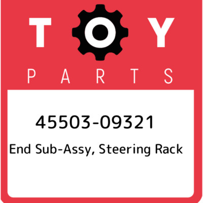 45503-09321 Toyota End sub-assy, steering rack 4550309321, New Genuine ...