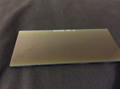 Shade 12 Welding Helmet Gold Filter Glass Lens 2x4.25 2x4 | eBay