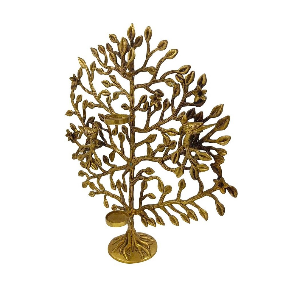 Elegant Brass Kalpavriksha Divine Tree Lamp | eBay