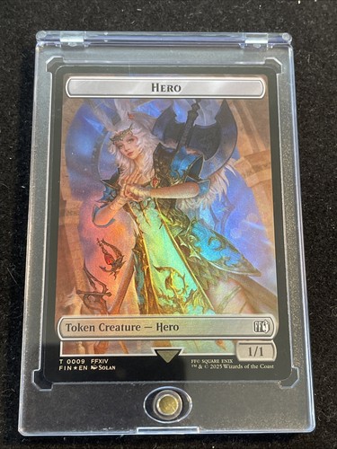 Hero (0009) Treasure (0023) Double-Sided Token Final Fantasy Foil | eBay