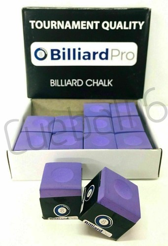 Home Pool or Snooker Tables 12 Box of PURPLE Cue Tips Chalks By ...