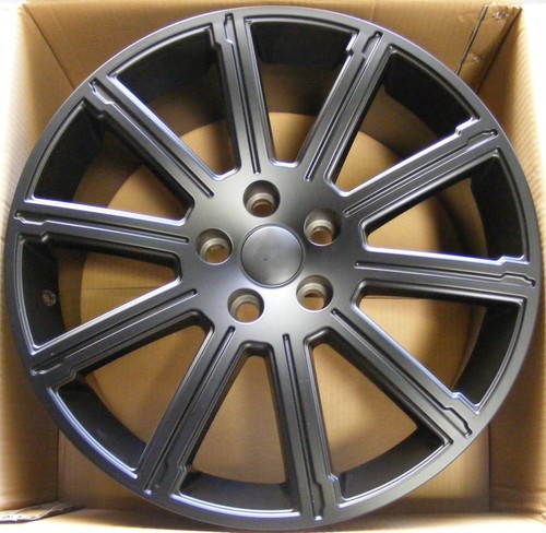 20" MATTE BLACK WHEEL RIM SINGLE REPLACEMENT 20x9 5x120 FIT RANGE LAND ...
