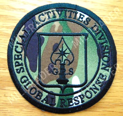 CIA Global Response GRS Special Activities Division Patch (Iron-on ...