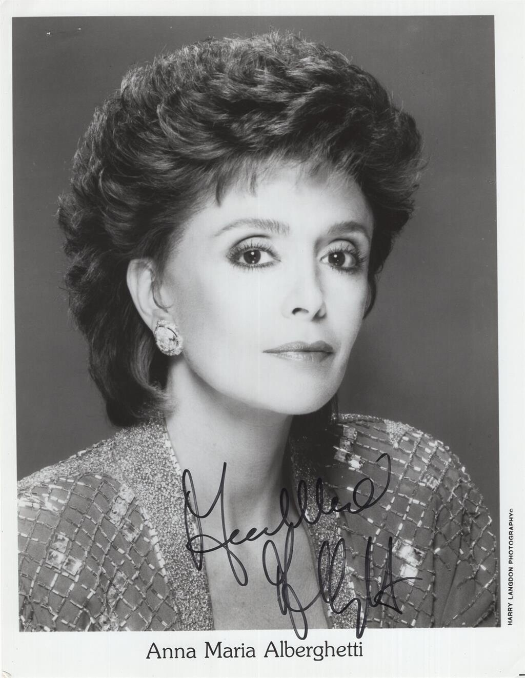 Anna Maria Alberghetti- Signed Photograph (Actress/Soprano) | eBay