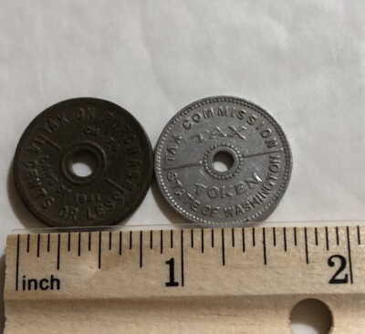 Washington State Sales Tax Tokens (A) | eBay