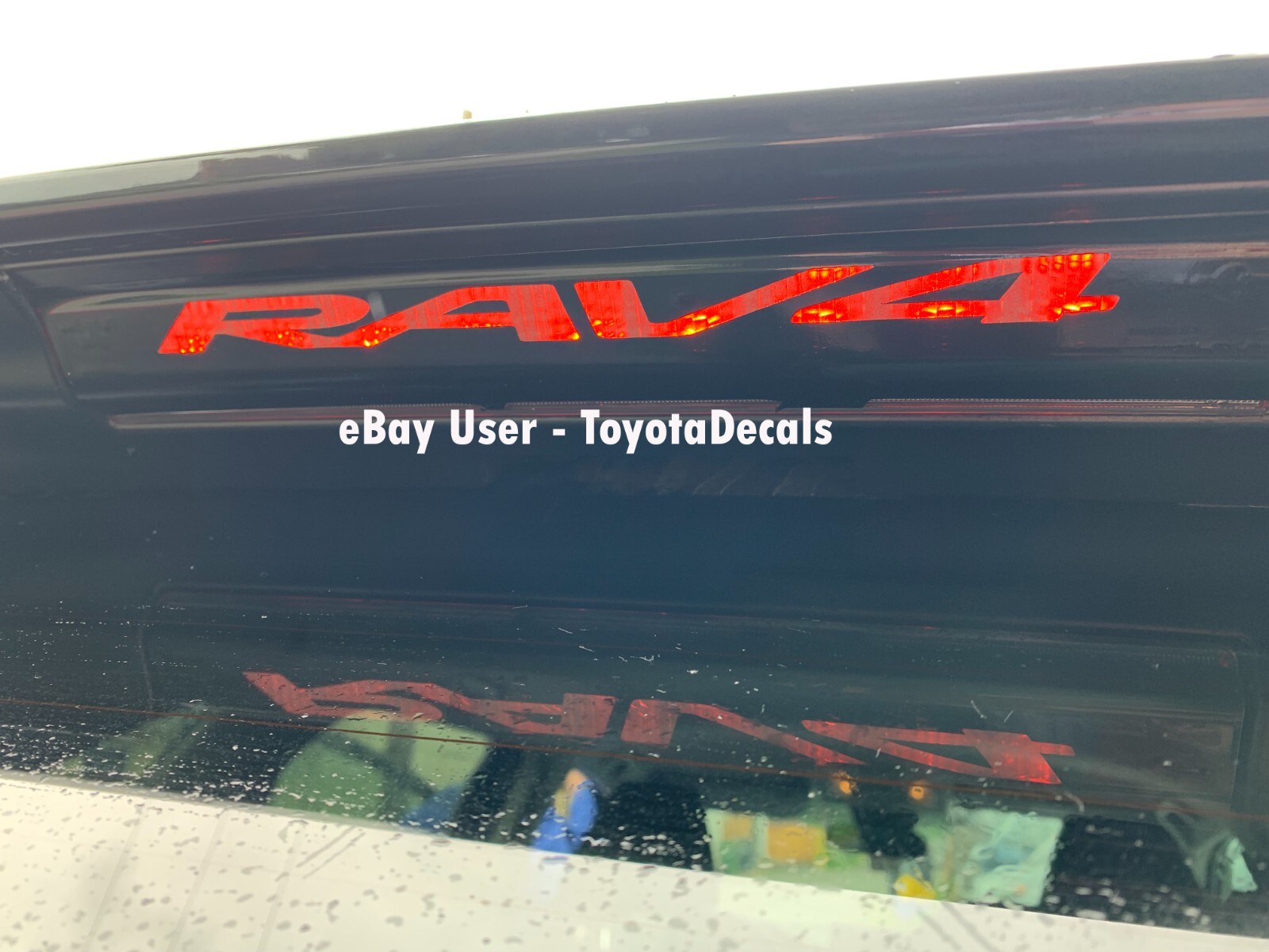 FITS Toyota RAV4 3rd Brake Light Decal - 2018 2019 2020 2021 2022 2023 ...
