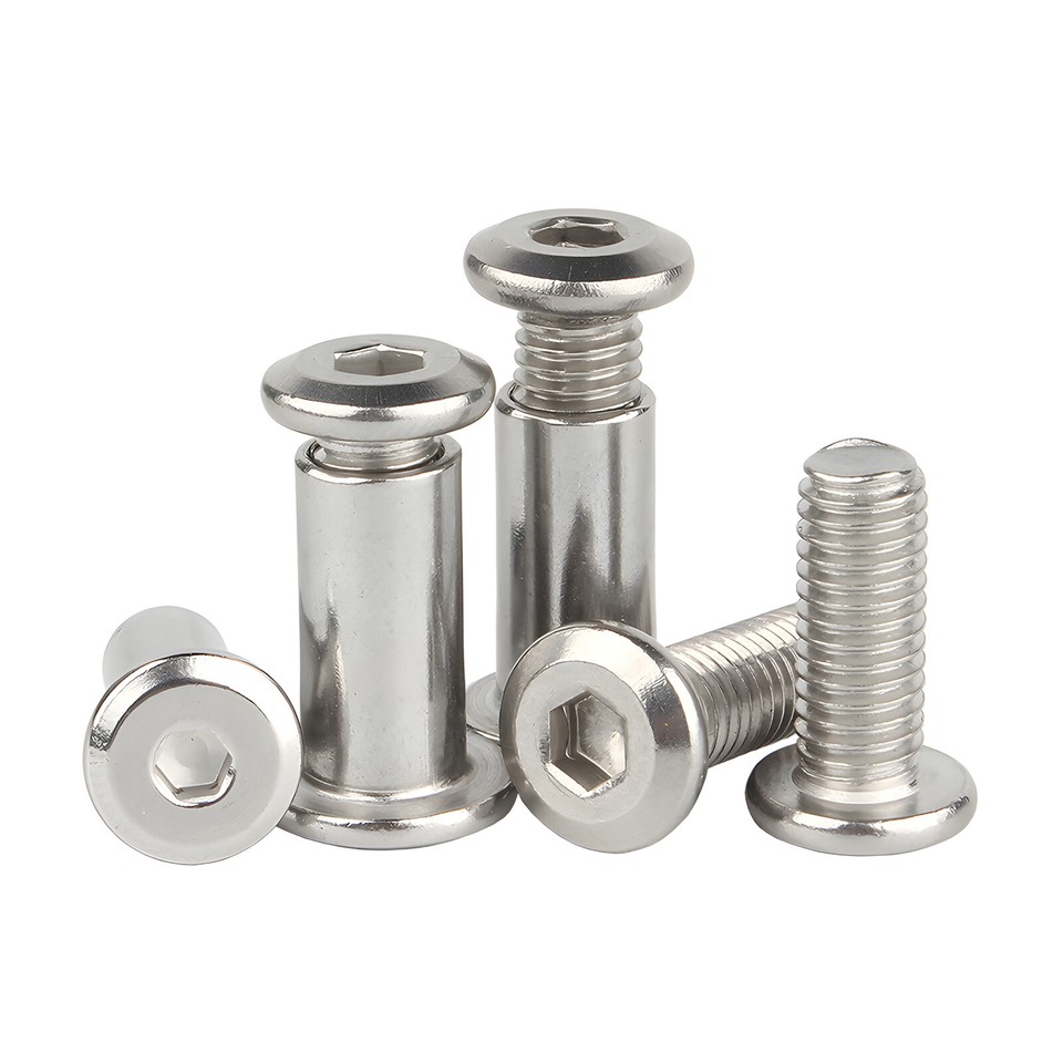 FURNITURE CONNECTOR BOLTS & CAP NUTS, FLAT HEAD ALLEN KEY SCREWS ...