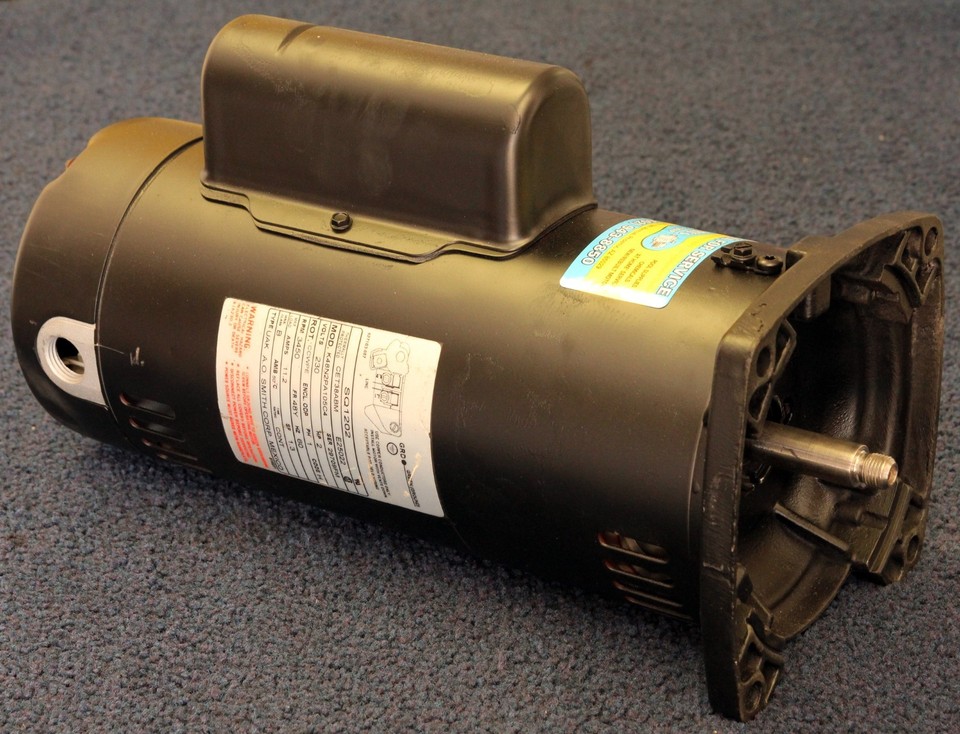 3/4 Hp Square Flange Pool Pump Motor 1 Year Warranty .75 Horsepower | eBay
