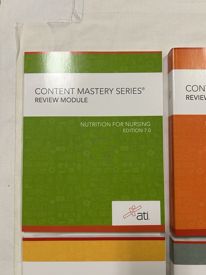 ATI Nursing Education Content Mastery Series Review Module Books Set 9 ...