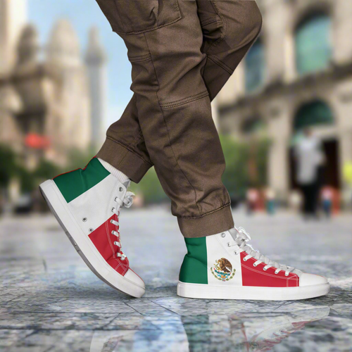 Dope high top Mexican flag Shoes 2025 Footwear | Tenis Chingones ...