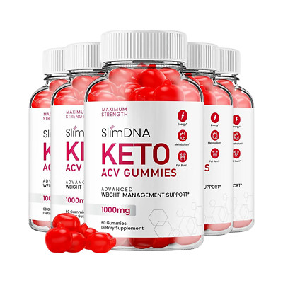 5-Pack Slim DNA Keto Gummies - Slim DNA ACV Keto Gummies-300 Gummies | eBay