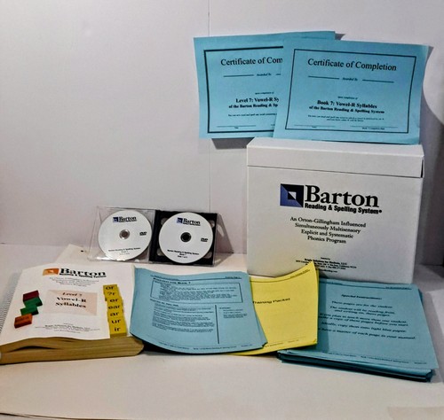 Barton Reading Spelling System Complete Level 7 Vowel R Syllables | eBay