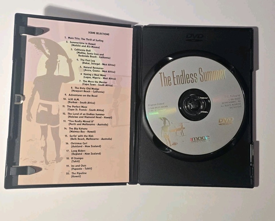 The Endless Summer DVD 2001 Bruce Brown Surf Film Signed Robert August ...