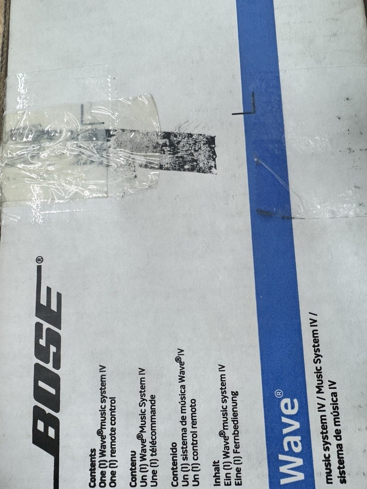 Bose Wave IV Music Sound System Silver | eBay