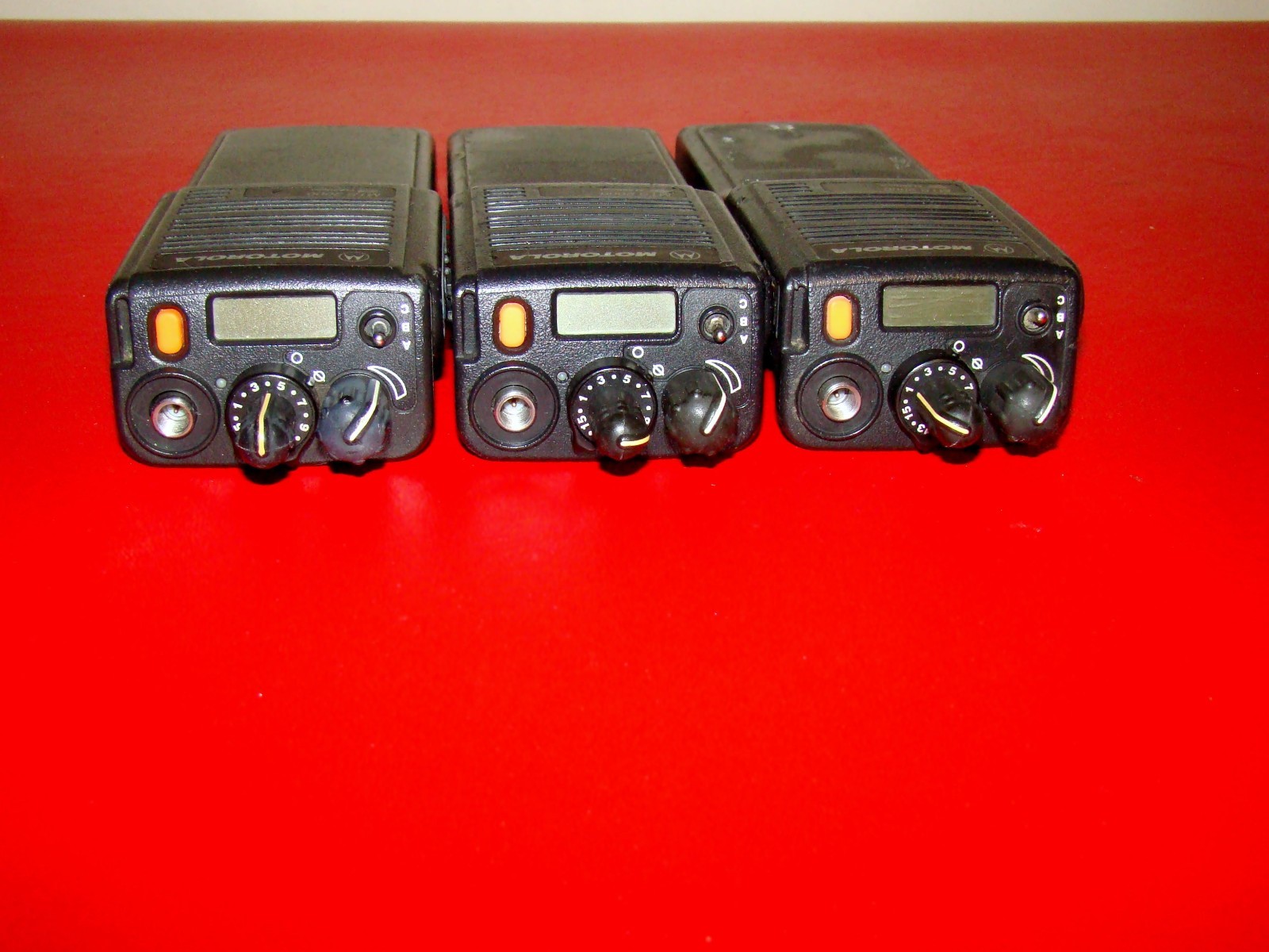 Lot of 3 Motorola MTS 2000 I Flashport Two Way UHF Radio H01UCD6PW1BN ...