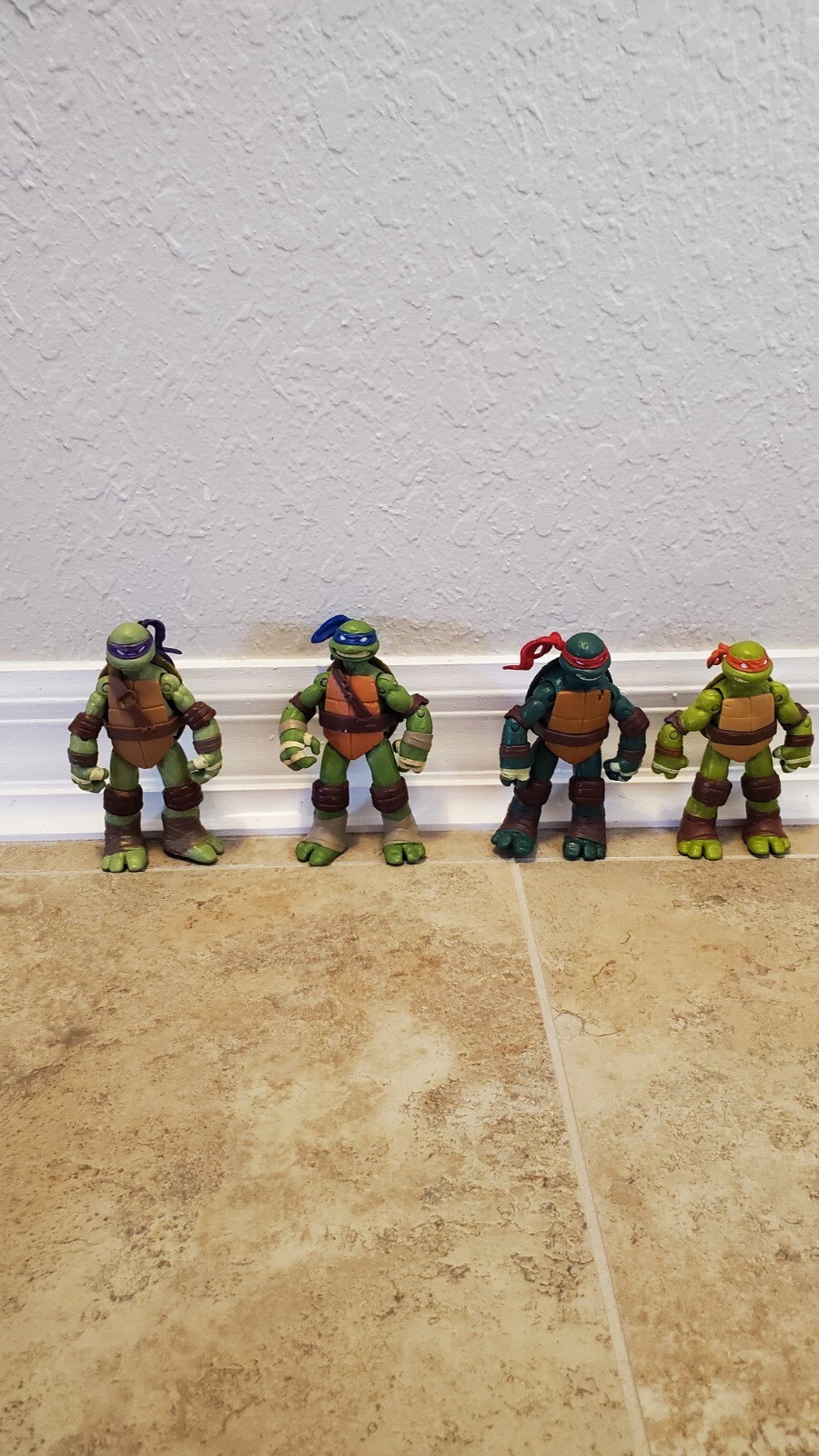 set of 4 tmnt 2012 action figures Raph, Donnie, Mikey, Leonardo | eBay