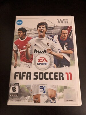 FIFA SOCCER 11 COMPLETE GAME ORIGINAL WII NINTENDO WII DISC, MANUAL AND ...