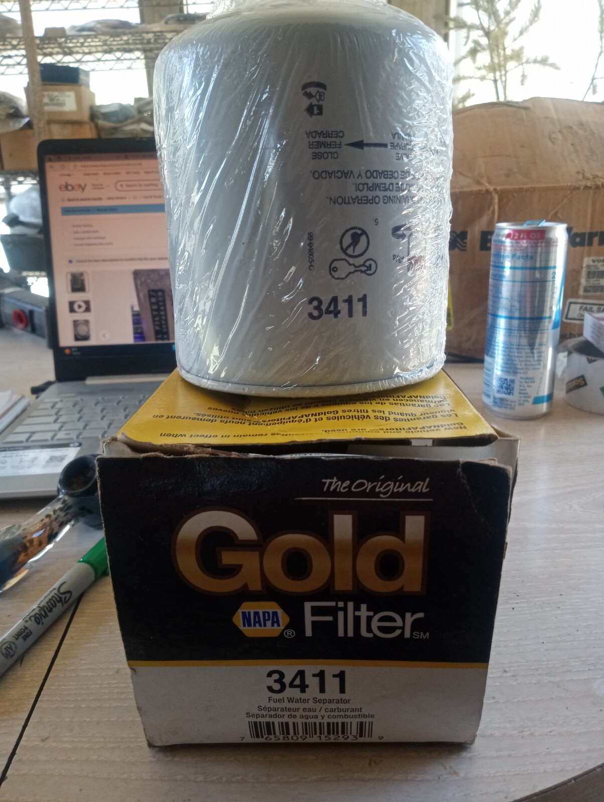 NAPA 3411 - Fuel filter cross reference