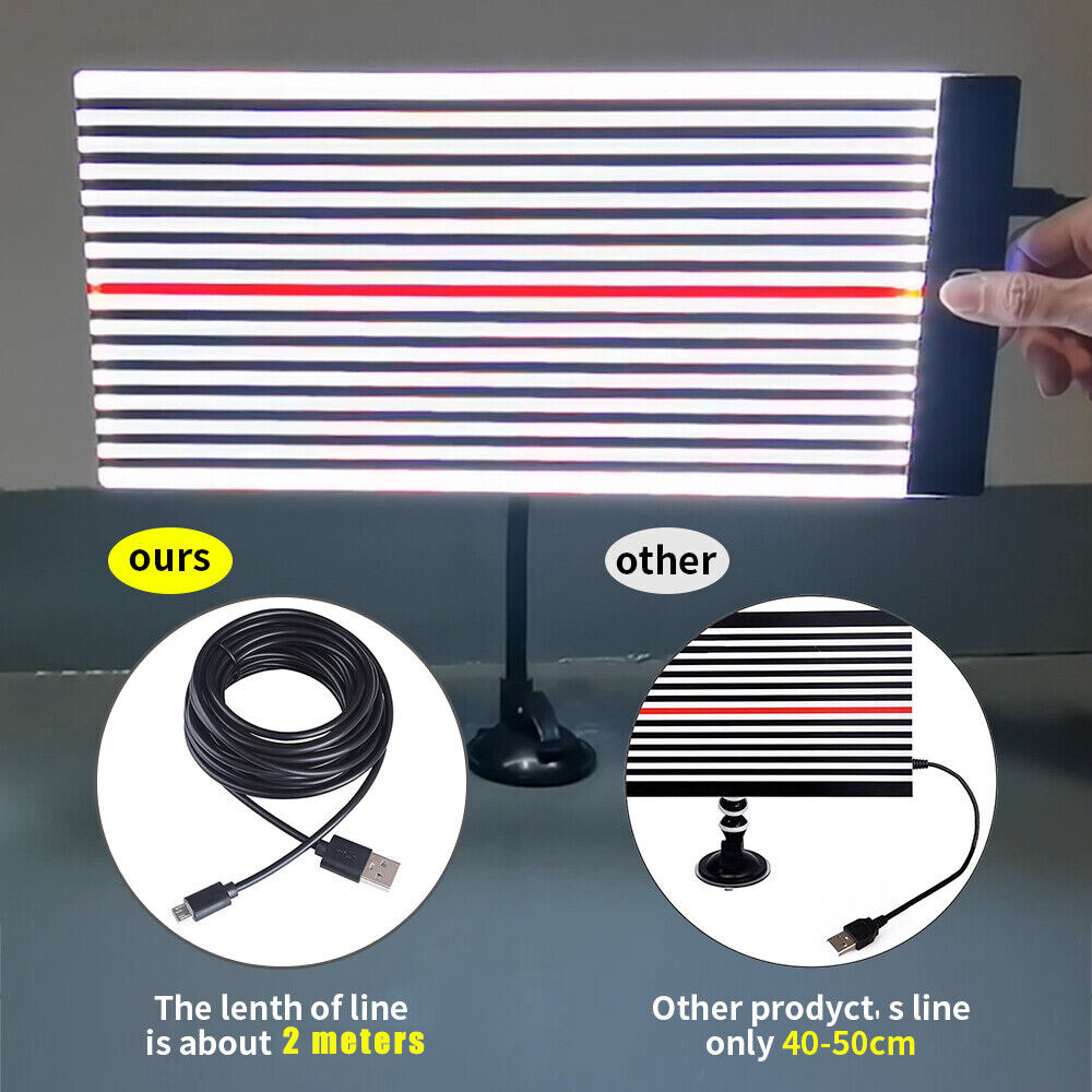 LED Light Reflect Line Board Dint Dent Detector Paintless Repair ...