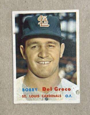 1957 Topps Baseball Bobby Del Greco St Louis Cardinals Card #94 | eBay