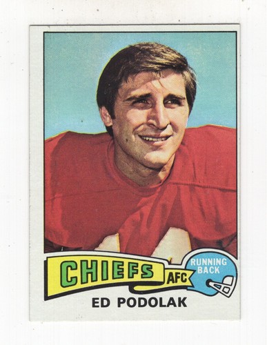 1975 TOPPS FOOTBALL ED PODOLAK KANSAS CITY CHIEFS #373 | eBay