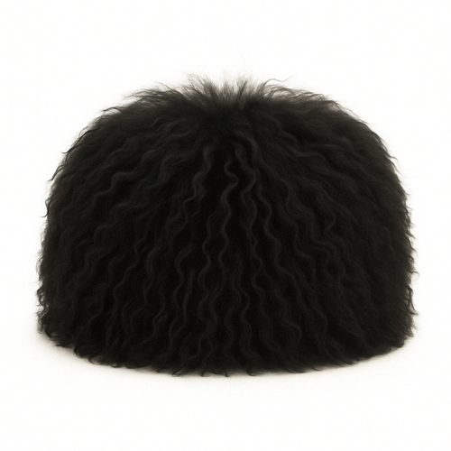 Black Papakha Hat | Handmade Sheepskin Wool Caucasian Traditional Hat ...