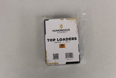 (25) Humongous Hoard Premium Vintage Top Loader Pack Holds 52-56 Cards ...