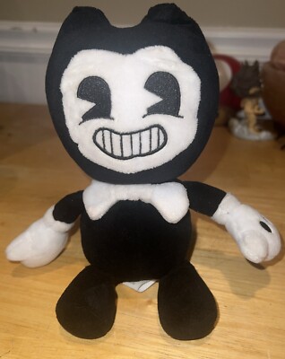 BENDY 2017 Plush 9” Black & White Bendy and the Ink Machine Stuffed Toy ...