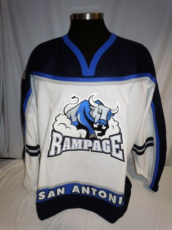 San Antonio Rampage AHL SP Authentic On Ice Game Issued White Hockey ...