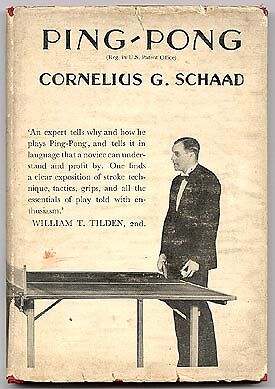 Cornelius G SCHAAD / Ping-Pong 1st Edition 1930 | eBay
