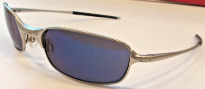Oakley Square Wire 2.0 Platinum Frame w/ Ice Iridium Spring Hinge | eBay