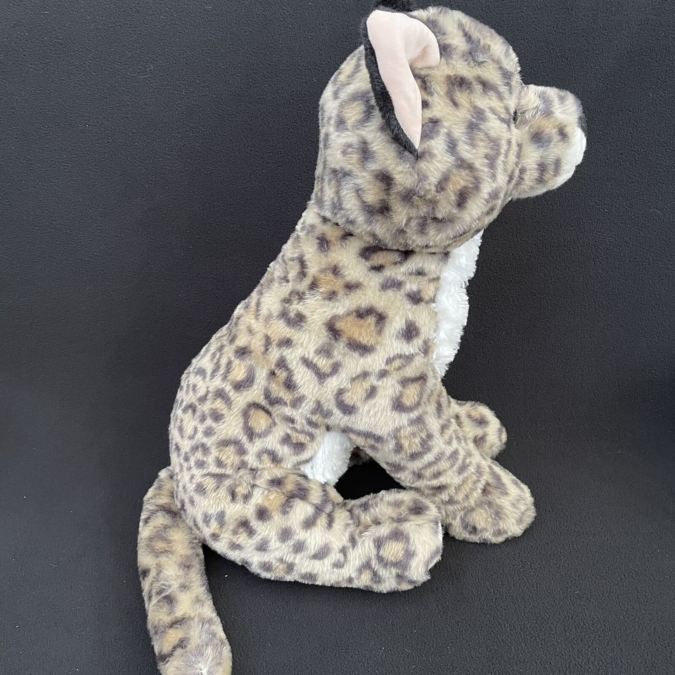 New England Toy Co Snow Leopard Baby Cub Plush Stuffed Animal 23" Soft ...