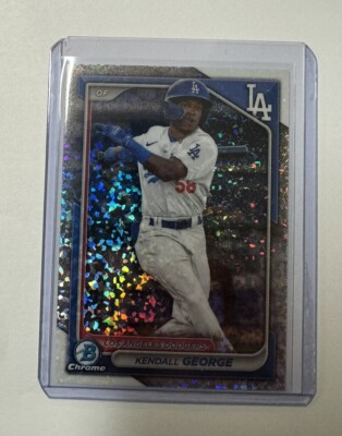 2024 Bowman Baseball Prospects Kendall George MINI DIAMONDS CHROME ...