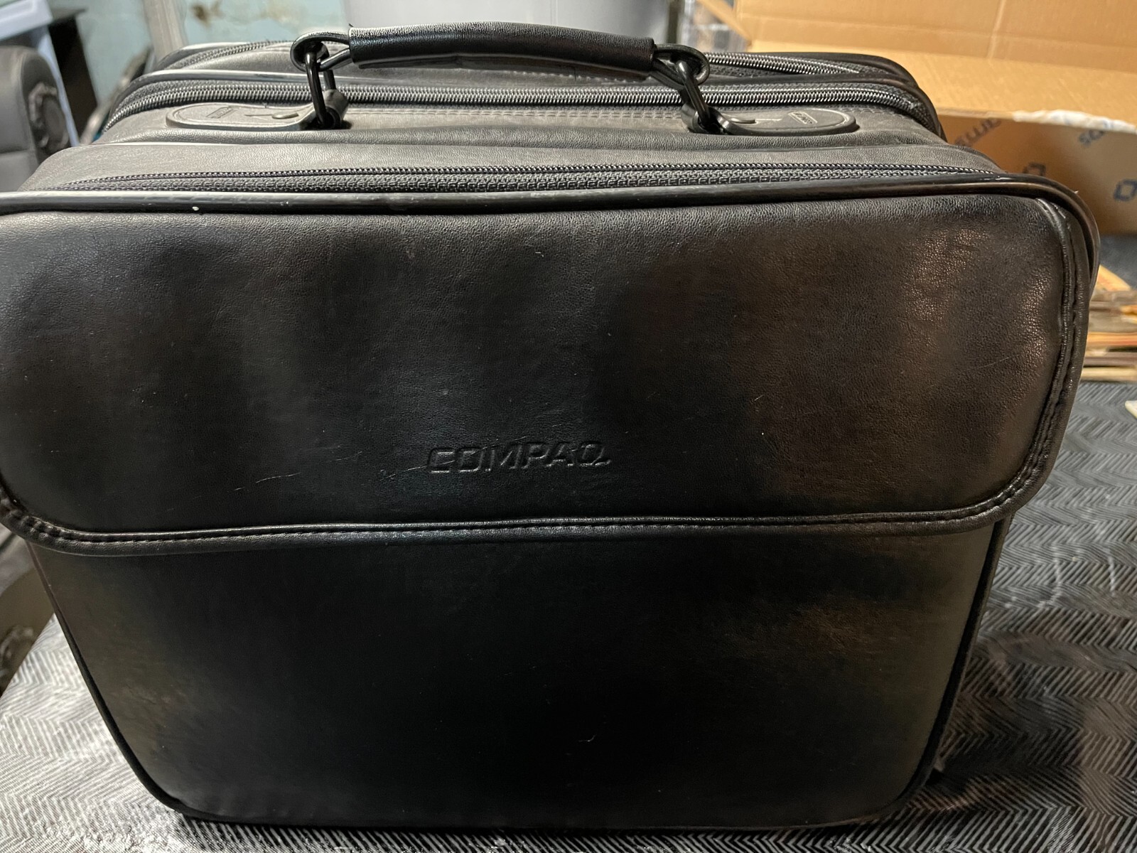 Dell Compaq Laptop Oversized Notebook Bag Faux Leather | eBay