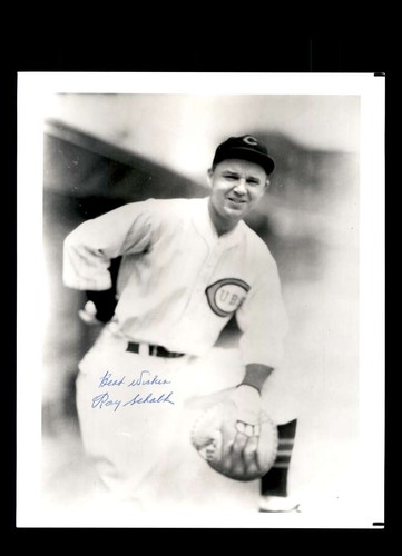 Ray Schalk PSA DNA Signed 8x10 Photo Autograph Cubs | eBay