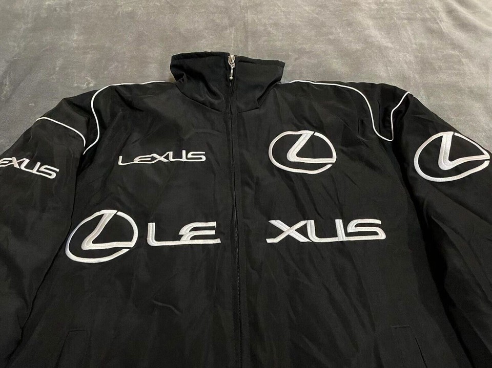 Unisex Adult Lexus Jacket Ebroidered Cotton Padded F 1 Racing Jacket | eBay