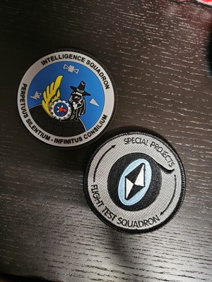 USAF Special Projects Flight Test Sq And Intelligence Sq Patches | eBay