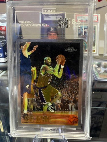 1996 topps chrome Kobe Bryant RC TAG 8.5 | eBay