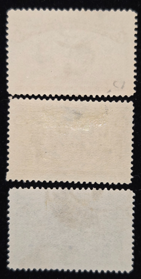 Scott 233, 237 & 238 Columbians, 3 stamps. All solid with nice margins ...