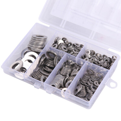 304 Stainless Steel Washers Flat Washer Assortment Set Value Kit,660 ...
