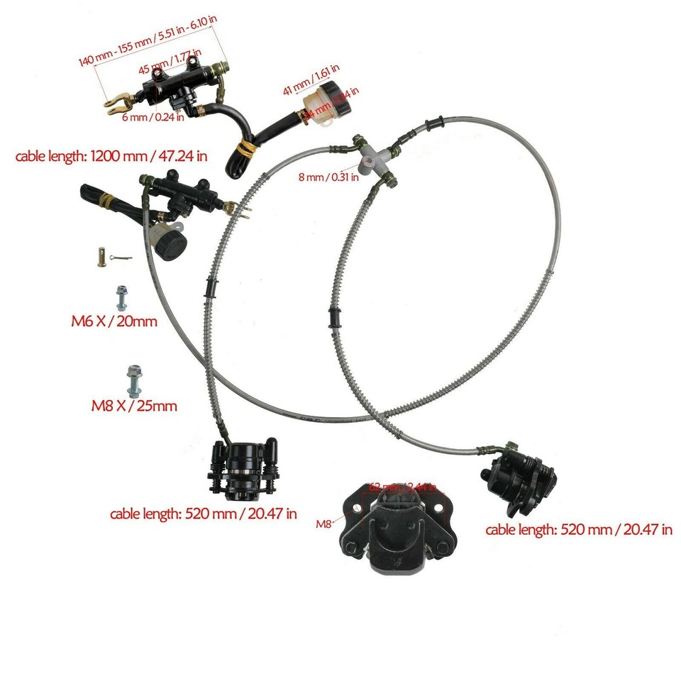 Go kart Rear Differential Axle Kit 1000w Motor for Scooter Trike ATV | eBay