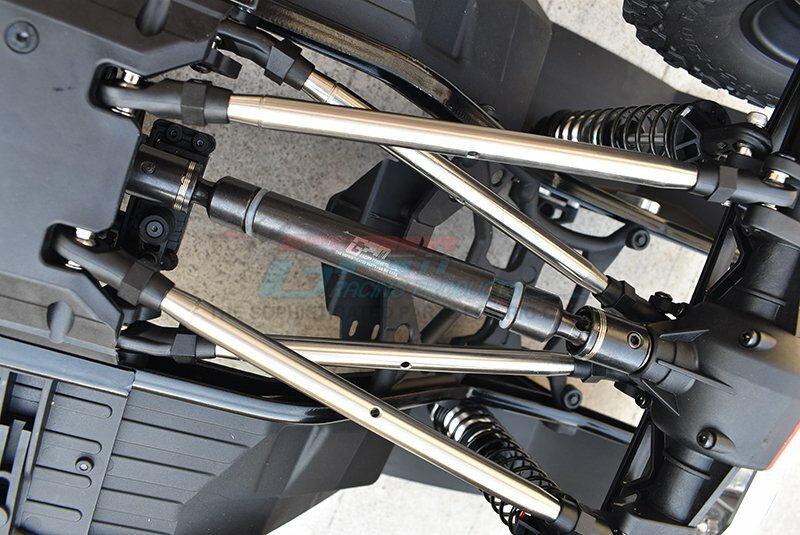 GPM Racing Axial SCX6 Carbon Steel Front & Rear CVD Driveshaft Set ...