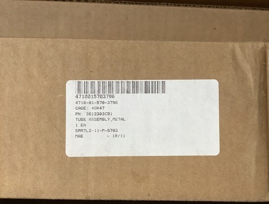 NAVISTAR 3612303C91 Metal Tube Assembly FORMED FUEL LINE 4710-01-570 ...